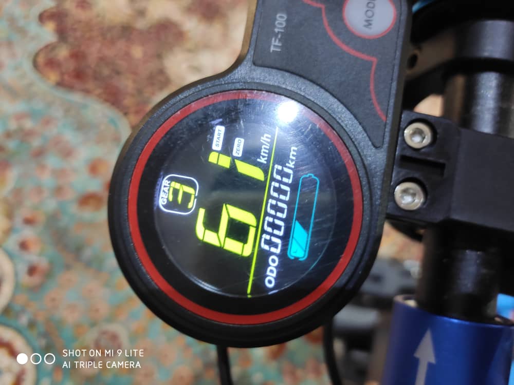 اسکوتر برقی تاشو ASTER مدل E10 _t13 pro سال ۲۰۲۴ موتور ۲۰۰۰ وات رنگ آبی | فروشگاه دوچرخه جنوب